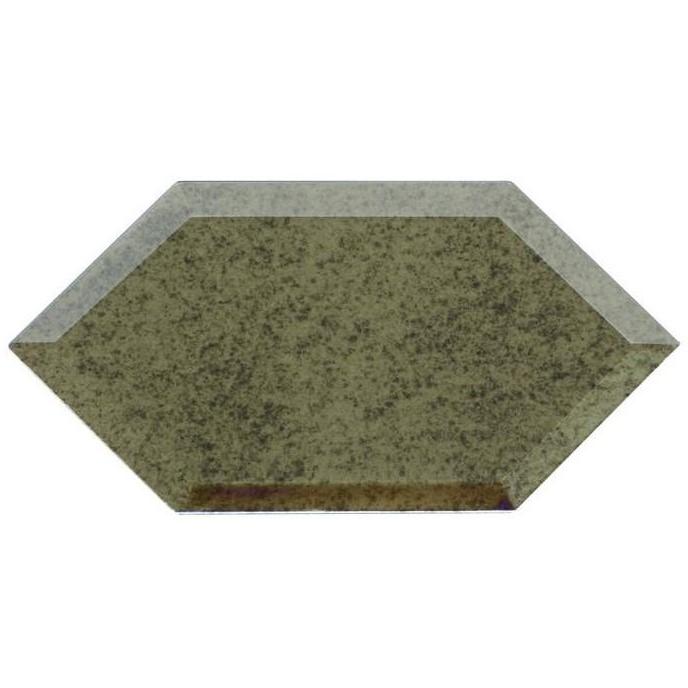 Antique Mirror Glass Tile in Beveled Picket (Stretched Hexagon)