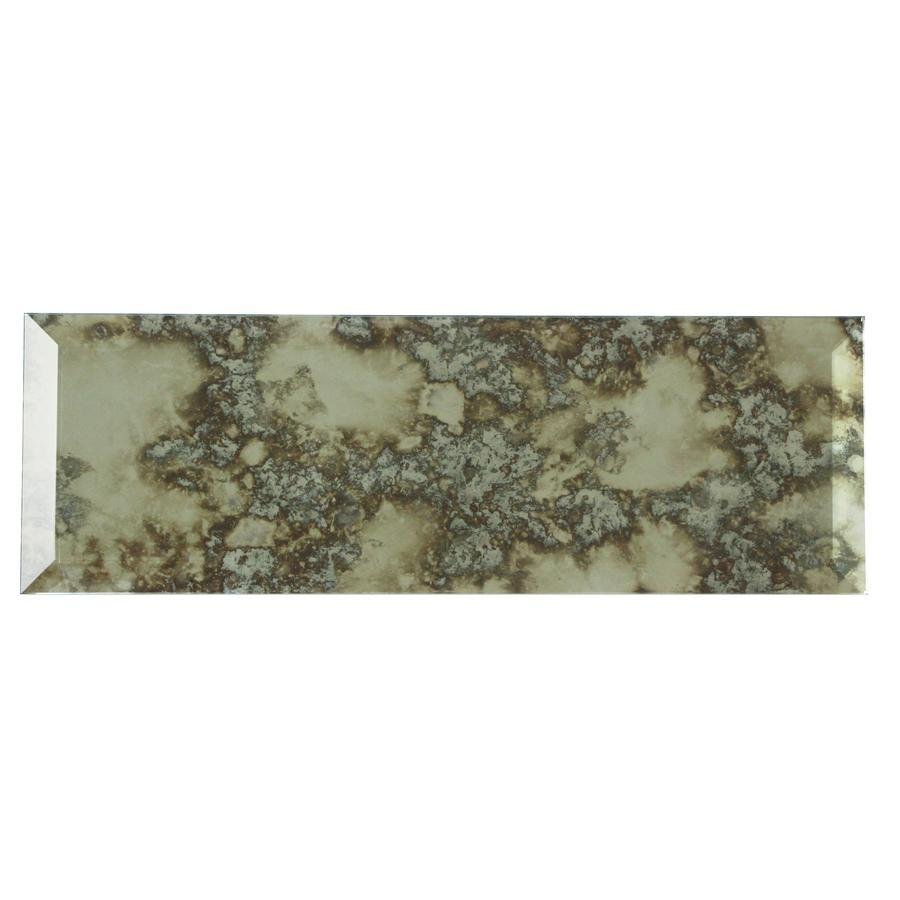 Home › Distressed Antique Mirror Glass in Beveled or Non Beveled 4"x12 ...