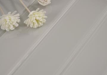 5 Sq Ft of Silver Grey Glass 3x12" Subway Tile